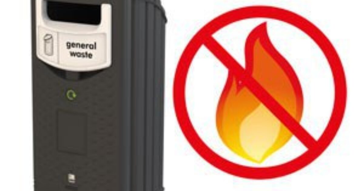 New device extinguishes litter bin fires