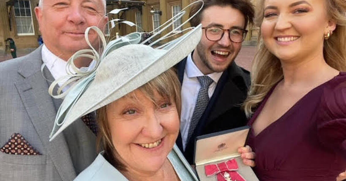 Kim Phillips receives MBE